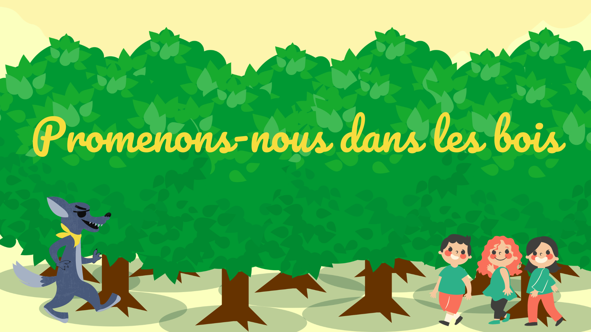 Promenons-nous dans les bois | Chocolat et Scoubidou