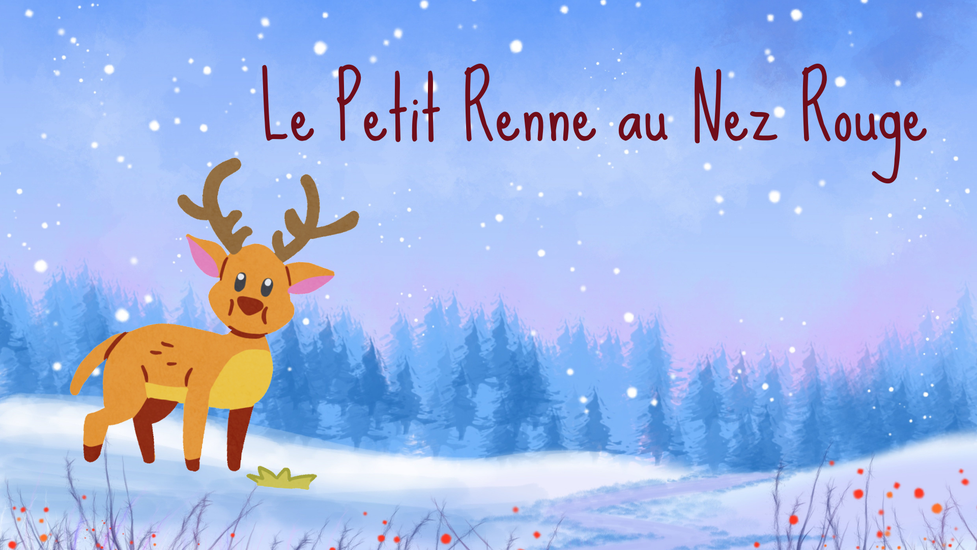 Le petit renne au nez rouge | Chocolat et Scoubidou